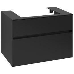 Villeroy & Boch Villeroy & Boch Waschtischunterschrank Collaro C08000 800x548x500mm 2 Ausz. Waschtisch mittig Volcan C08000VL