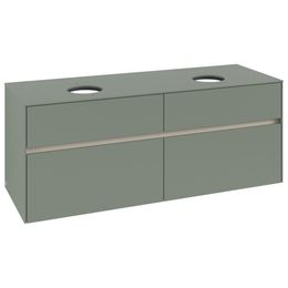 Villeroy & Boch Villeroy & Boch Waschtischunterschrank Collaro C04800 1400x548x500mm 4 Ausz. f&uuml;r 2 Waschtisch Soft G C04800AF