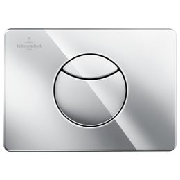 Villeroy & Boch Villeroy & Boch Bet&auml;tigungsplatte ViConnect 92248561, B:205, H:145, T:54mm, verchromt 92248561