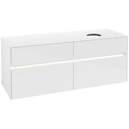 Villeroy & Boch Villeroy & Boch Waschtischunterschrank Collaro C047B0 1400x548x500mm mit Beleuchtung C047B0DH
