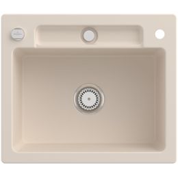 Villeroy & Boch Villeroy & Boch Einbausp&uuml;le Siluet 60 S 600x510mm Exc-Garn. aus TitanCeram Ivory cplus, 334602FU 334602FU