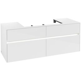Villeroy & Boch Villeroy & Boch Waschtischunterschrank Collaro C088B0 1400x548x500mm mit Beleuchtung C088B0DH