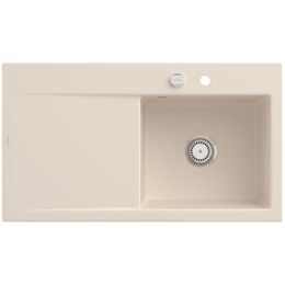 Villeroy & Boch Villeroy & Boch Einbausp&uuml;le Subway Style 50 1000x510mm Exc-Garn. IB re aus Keramik Ivory cplus, 3351 335102FU