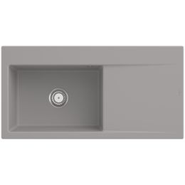 Villeroy & Boch Villeroy & Boch Einbausp&uuml;le Subway Style 60 1000x510mm Ablgarn. IB li aus Keramik Fossil cplus, 3362 336201KD