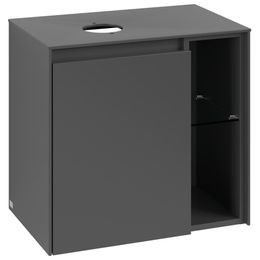 Villeroy & Boch Villeroy & Boch Waschtischunterschrank Collaro 600x548x380mm 1trg. A:li Waschbecken li Graphite C15200VR