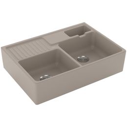 Villeroy & Boch Villeroy & Boch Sp&uuml;lstein 895x630mm Ablgarn. Sp&uuml;lbecken m.tig Keram. Almond cplus, 632391AM 632391AM