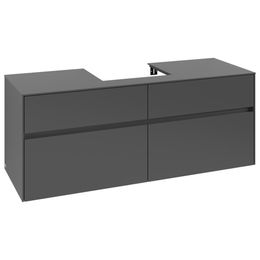 Villeroy & Boch Villeroy & Boch Waschtischunterschrank Collaro C07300 1400x548x500mm 4 Ausz. Waschtisch mittig Graph C07300VR