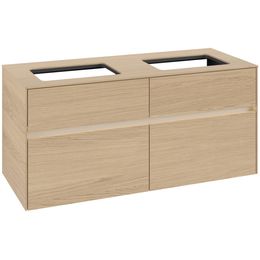 Villeroy & Boch Villeroy & Boch Waschtischunterschrank Collaro C115B0 1200x548x500mm mit Beleuchtung Nordic Oak C115B0VJ