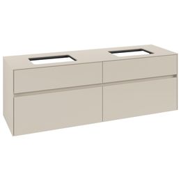 Villeroy & Boch Villeroy & Boch Waschtischunterschrank Collaro C123B0 1600x548x500mm m. Bel. 4 Ausz. f&uuml;r 2 Waschtisc C123B0VN