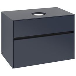 Villeroy & Boch Villeroy & Boch Waschtischunterschrank Collaro C03700 800x548x500mm 2 Ausz. Waschtisch mittig Marine C03700VQ