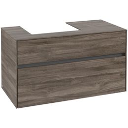 Villeroy & Boch Villeroy & Boch Collaro Waschbeckenunterschrank, 2 Ausz&uuml;ge, 1000 x 548 x 500 mm, Stone Oak C01400RK