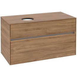 Villeroy & Boch Villeroy & Boch Waschtischunterschrank Collaro C039B0 1000x548x500mm mit Beleuchtung C039B0RH