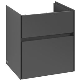 Villeroy & Boch Villeroy & Boch Waschtischunterschrank Collaro 510x546x414mm 2 Ausz. Waschbecken mittig Graphite C00700VR