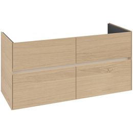 Villeroy & Boch Villeroy & Boch Waschtischunterschrank Collaro C147B0 472x609,5x1261mm mit Beleuchtung Nordic Oak C147B0VJ