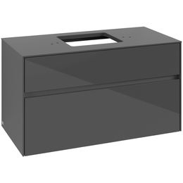 Villeroy & Boch Villeroy & Boch Waschtischunterschrank Collaro C12500 1000x548x500mm Glossy Grey C12500FP