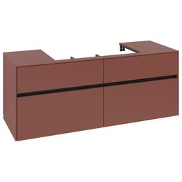Villeroy & Boch Villeroy & Boch Waschtischunterschrank Collaro C088B0 1400x548x500mm m. Bel. 4 Ausz. Waschtisch mitt C088B0AH