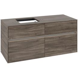 Villeroy & Boch Villeroy & Boch Waschtischunterschrank Collaro C129B0 1200x548x500mm mit Beleuchtung Stone Oak C129B0RK