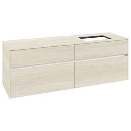 Villeroy & Boch Villeroy & Boch Waschtischunterschrank Collaro C12200 1600x548x500mm 4 Ausz. Waschtisch re White Oak C12200AA