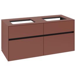 Villeroy & Boch Villeroy & Boch Waschtischunterschrank Collaro C115B0 1200x548x500mm m. Bel. 4 Ausz. f&uuml;r 2 Waschtisc C115B0AH