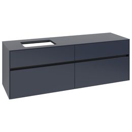 Villeroy & Boch Villeroy & Boch Waschtischunterschrank Collaro C12100 1600x548x500mm 4 Ausz. Waschtisch li Marine Bl C12100VQ