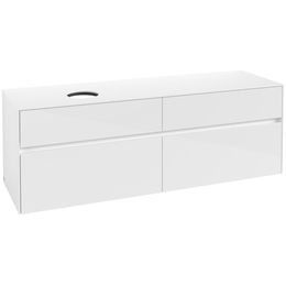 Villeroy & Boch Villeroy & Boch Waschtischunterschrank Collaro C050 1600x548x500mm 4 Ausz. Waschtisch li Glossy Whit C05000DH