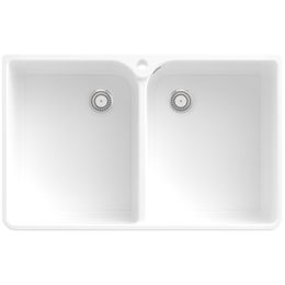 Villeroy & Boch Villeroy & Boch Sp&uuml;lstein 80 X Sp&uuml;lstein Doppelbecken, 638001R1 638001R1