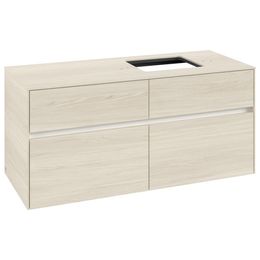 Villeroy & Boch Villeroy & Boch Waschtischunterschrank Collaro C13000 1200x548x500mm 4 Ausz. Waschtisch re White Oak C13000AA