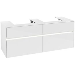 Villeroy & Boch Villeroy & Boch Waschtischunterschrank Collaro C076B0 1400x548x500mm mit Beleuchtung C076B0DH