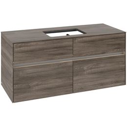 Villeroy & Boch Villeroy & Boch Waschtischunterschrank Collaro C112B0 1200x548x500mm mit Beleuchtung Stone Oak C112B0RK