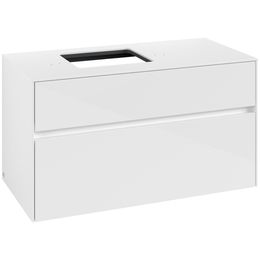 Villeroy & Boch Villeroy & Boch Waschtischunterschrank Collaro C12600 1000x548x500mm Glossy White C12600DH