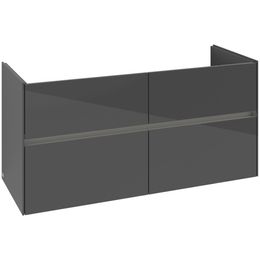 Villeroy & Boch Villeroy & Boch Waschtischunterschrank Collaro C147B0 472x609,5x1261mm mit Beleuchtung Glossy Grey C147B0FP
