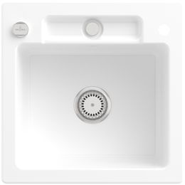 Villeroy & Boch Villeroy & Boch Einbausp&uuml;le Siluet 50 S 510x510mm Exc-Garn. aus TitanCeram Wei&szlig; Alpin cplus, 334502R 334502R1
