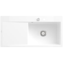 Villeroy & Boch Villeroy & Boch Einbausp&uuml;le Subway Style 60 Flat 1000x510mm Exc-Garn. IB re Keram. Snow White cplus, 33612FKG