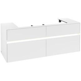 Villeroy & Boch Villeroy & Boch Waschtischunterschrank Collaro C092B0 1400x548x500mm mit Beleuchtung C092B0MS