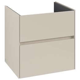 Villeroy & Boch Villeroy & Boch Waschtischunterschrank Collaro 611x610x480mm m. Bel. 2 Ausz. Waschtisch mittig Cashm C143B0VN