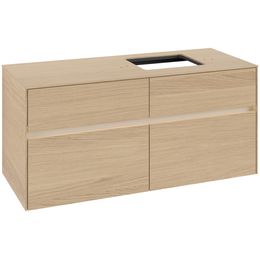 Villeroy & Boch Villeroy & Boch Waschtischunterschrank Collaro C130B0 1200x548x500mm mit Beleuchtung Nordic Oak C130B0VJ