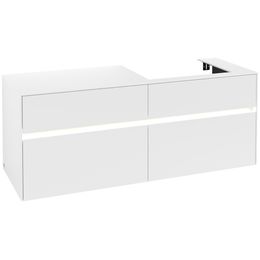 Villeroy & Boch Villeroy & Boch Waschtischunterschrank Collaro C086B0 1400x548x500mm mit Beleuchtung C086B0MS