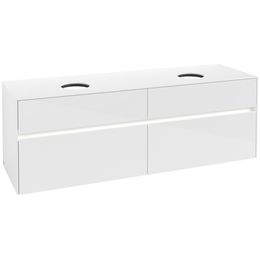 Villeroy & Boch Villeroy & Boch Waschtischunterschrank Collaro C052B0 1600x548x500mm mit Beleuchtung C052B0DH