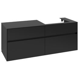 Villeroy & Boch Villeroy & Boch Waschtischunterschrank Collaro C086B0 1400x548x500mm m. Bel. 4 Ausz. Waschtisch re V C086B0VL
