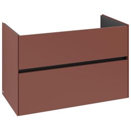 Villeroy & Boch Villeroy & Boch Waschtischunterschrank Collaro 961x610x480mm m. Bel. 2 Ausz. Waschtisch mittig Wine C145B0AH