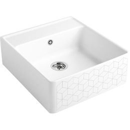 Villeroy & Boch Villeroy & Boch Sp&uuml;lstein 595x630mm Ablgarn. Sp&uuml;lbecken m.tig aus Keramik Mosaique, 632061M1 632061M1