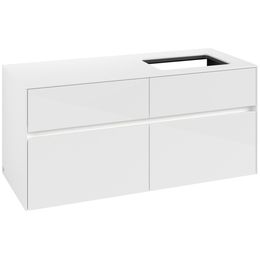 Villeroy & Boch Villeroy & Boch Waschtischunterschrank Collaro C114B0 1200x548x500mm mit Beleuchtung Glossy White C114B0DH