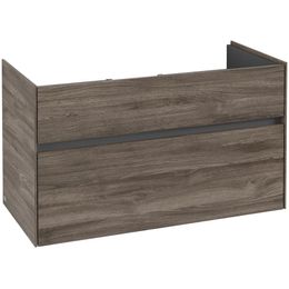 Villeroy & Boch Villeroy & Boch Collaro Waschbeckenunterschrank, 2 Ausz&uuml;ge, 954 x 546 x 444 mm, Stone Oak C01100RK