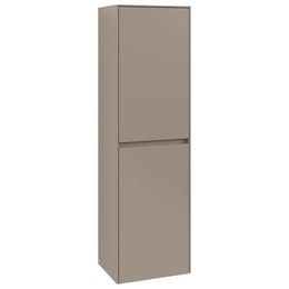 Villeroy & Boch Villeroy & Boch Hochschrank Collaro 454x1538x347mm 2 T&uuml;ren Anschlag (Scharnier) links Taupe C03400VM