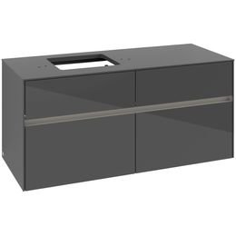 Villeroy & Boch Villeroy & Boch Waschtischunterschrank Collaro C129B0 1200x548x500mm mit Beleuchtung Glossy Grey C129B0FP