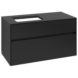 Villeroy & Boch Villeroy & Boch Waschtischunterschrank Collaro C11000 1000x548x500mm 2 Ausz. Waschtisch li Volcano B C11000VL