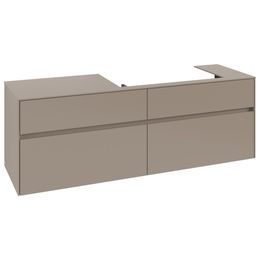 Villeroy & Boch Villeroy & Boch Waschtischunterschrank Collaro C027B0 1600x548x500mm m. Bel. 4 Ausz. Waschtisch re T C027B0VM