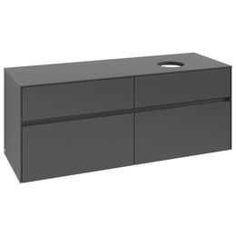 Villeroy & Boch Villeroy & Boch Waschtischunterschrank Collaro C04700 1400x548x500mm 4 Ausz. Waschtisch re Graphite C04700VR
