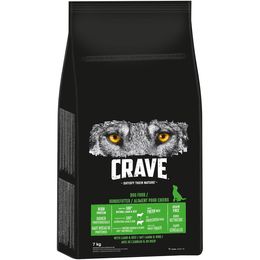 Crave Adult mit Lamm und Rind Hunde-Trockenfutter getreidefrei 7kg