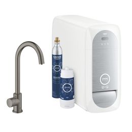 Grohe Blue Home K&uuml;chenarmatur Mono mit Soda- und Filtersystem, schwenkbar, 31498AL1, Mono